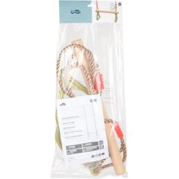 Small Foot Kinder Schaukelsitz "Trapez mit Turnringen", bis, beige, Massivholz, B:45cm, Schaukelsitze
