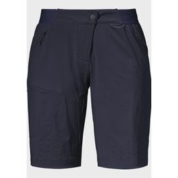 Schöffel SCHÖFFEL Damen Shorts "Shorts Mellow Trail L", blau, Gr. 36, Oberstoff : 85% Nylon 15% Elasthan, Hosen