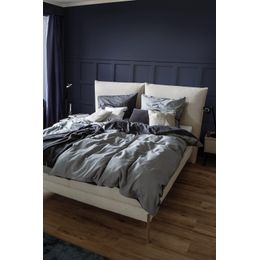 Sch&ouml;ner Wohnen Kollektion Wendebettw&auml;sche, grau, SCH&Ouml;NER WOHNEN-KOLLEKTION, Renforc&eacute;, 100% Baumwolle, Bettw&auml;sche, "Play", aus reiner Baumwolle und kleinem Stehsaum
