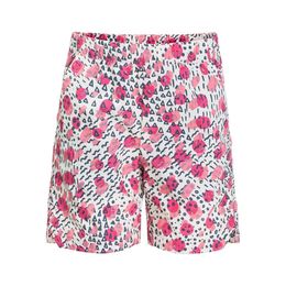 Jack Wolfskin Jungen Shorts "VILLI PRINT SHORTS K", rosa, Gr. 104, OBERSTOFF 100% POLYAMID FUTTER 100% POLYESTER, Hosen