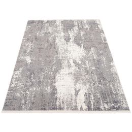 Teppich, B:200cm H:7mm L:290cm, grau, OCI DIE TEPPICHMARKE, Polypropylen (PP), Wohnzimmer, Teppiche, "TOP LARISSA", Wohnzimmer