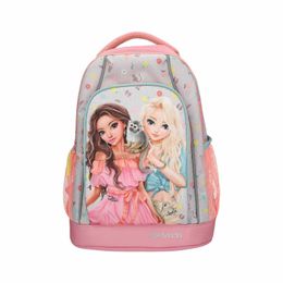 Depesche Jungen Rucksack "Schulrucksack JUICY TOPModel 23 x 34 x 43 cm rosa", rosa, Polyester, Rucksäcke