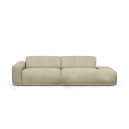 Big-Sofa Trendmanufaktur, B:277cm H:72cm T:107cm, silber, 100% Polyester, Sofas, "Braga, mit hochwertigem Kaltschaum, Megasofa, in Cord erh&auml;ltlich",