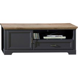 Lowboard Innostyle, B:143cm H:54cm T:51cm, grau, Holzwerkstoff, MDF, Wohnzimmer, Sideboards, "Jasmin", Breite 143 cm, 1 Holzt&uuml;r, 1 Schubkasten, 1