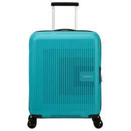Hartschalen-Trolley "AEROSTEP, in verschiedenen Farben und Größen", American Touristerturquoise tonic, Polypropylen, gestreift, unifarben, Basic,
