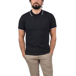 !Solid SOLID Herren Poloshirt "Poloshirt SDSava", schwarz, Gr. M, Web, Obermaterial: 70% Baumwolle CO. 30% Polyester PES., Shirts