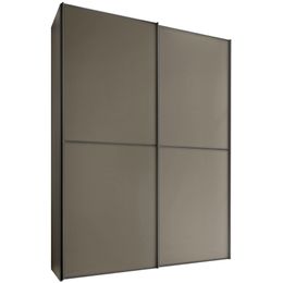 Schwebet&uuml;renschrank STAUD, B:200cm H:222cm T:68cm, braun, Holzwerkstoff, Schr&auml;nke, "Sinfonie Plus, edles Design in hochwertiger Qualit&auml;t, Made in