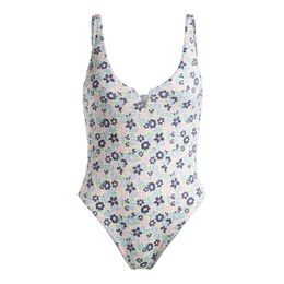 Roxy Damen Badeanzug "Wild Floral"bel air ephemere small, Gr. M, Recycling-Polyester, Badeanzüge