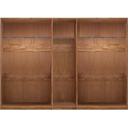 Faltt&uuml;renschrank Home Affaire, B:307cm H:218cm T:65cm, beige, Schr&auml;nke, "Chamara", in unterschiedlichen Schrankbreiten erh&auml;ltlich, massives Eichenholz