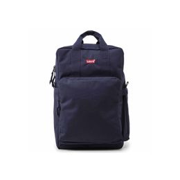 Levi's LEVI'S Damen Schultertasche "Rucksack LEVI'S L-PACK LARGE RECYCLED", blau, Obermaterial: 100% Polyester PES., Taschen