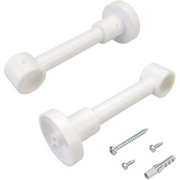 Tr&auml;ger Liedeco, L:12,7cm &Oslash;:2cm, wei&szlig;, Gardinenstangenhalterungen, f&uuml;r Gardinenstangen &Oslash; 20 mm
