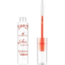Essence Damen Augenbrauen-Gel "aloha, babes lash & brow gel mascara"ready, sun, set, go, Augen-Kosmetika, Definierte Wimpern und Augenbrauen mit