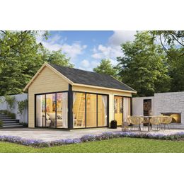 Gartenhaus Lasita Maja, beige, Holzwerkstoff, Gartenh&auml;user, "MURANO"