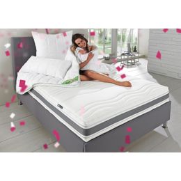 f.a.n. Microfaserbettdecke FAN, B:155cm L:220cm, wei&szlig;, Bezug: 100% Baumwolle. F&uuml;llung: 100% Polyester, Bettdecken, "Greenfirst", von Verbrauchern getestet