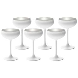 ST&Ouml;LZLE Sektglas "Sektschalen Elements 230 ml 6er Set", silber, Trinkgef&auml;&szlig;e