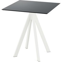 Klapptisch Essentials, B:70cm H:73,2cm T:70cm, schwarz, Stahl/HPL Tischplatte, Garten, Tische, "Infinity", in verschiedenen Ausf&uuml;hrungen
