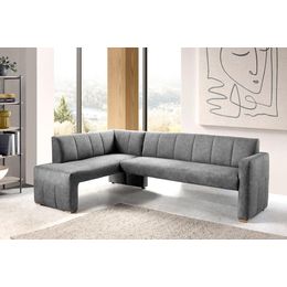 Essbank, B:265cm H:83cm T:199cm, grau, exxpo - SOFA FASHION, Sitzb&auml;nke, elegant und modern mit hohem Sitzkomfort