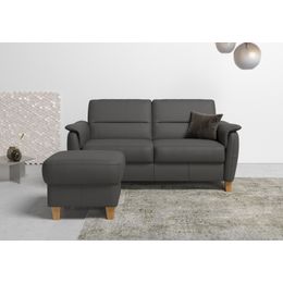 2,5-Sitzer Home Affaire, B:179cm H:89cm T:89cm, braun, Luxus-Microfaser (100% Polyester);Struktur (100% Polyester);Luxus-Microfaser in Lederoptik