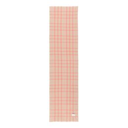 Marc O'Polo MARC O'POLO Damen Karotuch "mit kurzen Fransen"medium pink, kariert, Obermaterial: 100% Schurwolle, Modet&uuml;cher