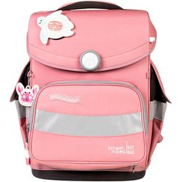 School-Mood Kinder Schulranzen "Timeless Pro", rosa, Polyester, Rucks&auml;cke