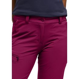Maier Sports Damen Funktionshose "Inara slim", pink, Gr. 34, 90% Polyamid, 10% Elasthan, Hosen, Herren Wanderhose, atmungsaktive Outdoor-Hose, 4
