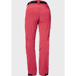 Sch&ouml;ffel SCH&Ouml;FFEL Damen Outdoorhose "Pants Taibun L", rot, Gr. 44, Oberstoff : 68% Nylon 21% Polyester 11% Elasthan, Hosen