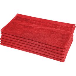 Seiftuch Dyckhoff, B:30cm L:30cm, rot, Baumwolle, Waschlappen, "Planet"