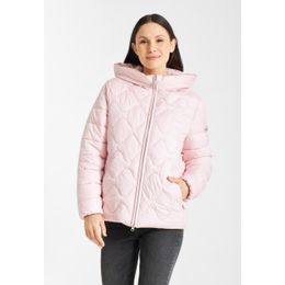 Frieda & Freddies New York Damen Fellimitatjacke "Fake Down Jacket / Polly", rosa, Gr. 42, FRIEDA & FREDDIES, unifarben, 100% Polyester, Jacken