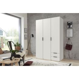 Kleiderschrank wimex, B:120cm H:185cm T:54cm, wei&szlig;, Spanplatte, Ankleidezimmer, Schr&auml;nke, "Modena", Dreht&uuml;ren-Schrankprogramm
