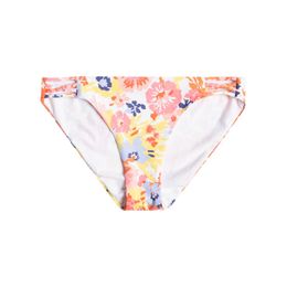 Roxy Damen Bikini-Hose "Printed Beach Classics", wei&szlig;, Gr. XS, Obermaterial:87% Nylon, 13% Elasthan;, Badehosen