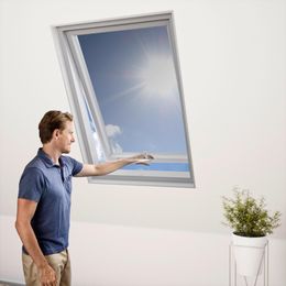 Windhager Insektenschutzrollo "f&uuml;r Dachfenster", schwarz, Rollos, BxH: 130x150 cm