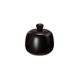Seltmann Weiden Zuckerstreuer "Zuckerdose Liberty Velvet Black 260 ml schwarz", schwarz, Zuckerstreuer