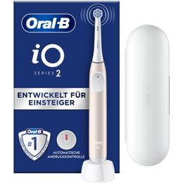 Oral-B Elektrische Zahnbürste "iO Series 2", rosa, Elektrozahnbürsten, für die sanfte Reinigung, Reise-Etui
