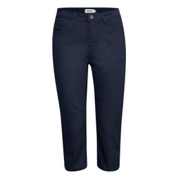 oxmo Damen 3/4-Jeans "3/4-Hose OXPam", blau, Gr. 36, Obermaterial: 68% Baumwolle CO. 29% Polyester PES. 3% Elasthan EL., Hosen