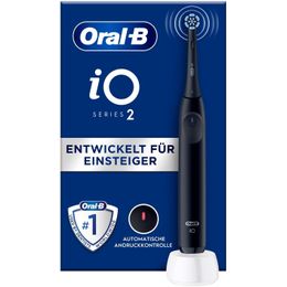 Oral-B Elektrische Zahnbürste "iO Series 2", schwarz, Elektrozahnbürsten, für die sanfte Reinigung