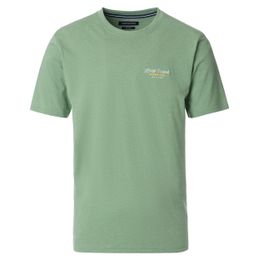 Casamoda Herren T-Shirt "Casamoda T-Shirt uni", grün, Gr. L, 100% Baumwolle, Shirts