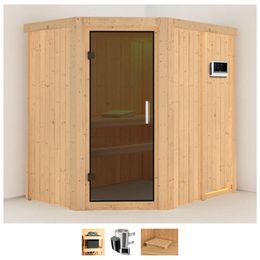 Karibu Sauna "Swantje", Saunaofen, externe Steuerung, 3,6 kW, beige, Saunen, Ofen 3,6 kW externe Strg.easy