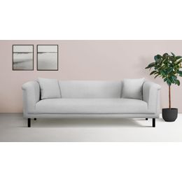 3-Sitzer Home Affaire, B:210cm H:71,5cm T:85cm, grau, 100% Polyester, Sofas, "AGNIA B/T/H: 210/85/71 cm", incl. Zierkissen, auch in Cord und Bouclé