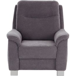Sit & More Sessel SIT & MORE, B:90cm H:104cm T:96cm, grau, Kunstleder SOFTLUX;Luxus-Microfaser (90% Polyester, 10% Polyamid);Flachgewebe (100% Polyester),