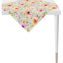 Mitteldecke Apelt, B:88cm L:88cm, rot, Baumwolle, Polyester, Tischdecken, "6511 SUMMERTIME, Sommerdeko, Sommer", Digitaldruck