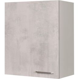 H&auml;ngeschrank Nobilia, B:60cm H:72cm T:37,2cm, grau, K&uuml;che, Schr&auml;nke, ""Riva", Ausrichtung w&auml;hlbar, vormontiert", in drei Breiten: 30, 45 und 60 cm,