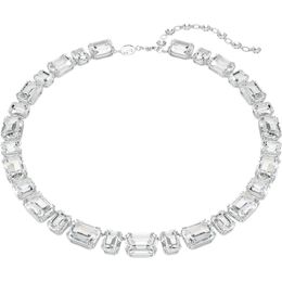 Swarovski Damen Collier "Schmuck Geschenk Millenia Tennis Halskette", Metall, L: 43,5 B: 1mm, silber, Metall, B:1mm, Halsketten, mit Swarovski