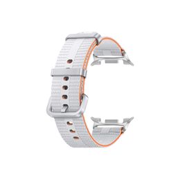 Samsung Wechselarmband "Athleisure Band (Gr. S/M) für Samsung Galaxy Watch8 / Watch8 Classic", weiß, Uhrenarmbänder
