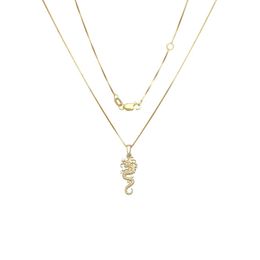 Firetti Damen Kette mit Anh&auml;nger "Schmuck Geschenk Gold 375 Halsschmuck Halskette Goldkette Venezianer", Gelbgold 375, L: 45, gold, Gelbgold 375,