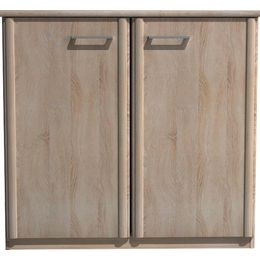 Hochkommode Wiemann, B:93cm H:89cm T:37cm, beige, Holzwerkstoff, Sideboards, "Meran", vormontiert