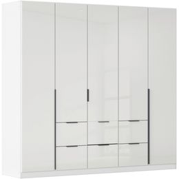 Drehtürenschrank Rauch, B:226cm H:229cm T:54cm, weiß, Holzwerkstoff, Schränke, "Kleiderschrank Kleiderschränke Schrank Garderobe AGORDO mit
