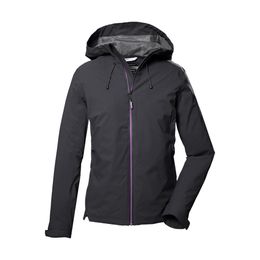 Killtec Damen Outdoorjacke "KOS 23 WMN JCKT", grau, Gr. 42, Oberstoff: 100% Polyester, Futter: 100% Polyester, Jacken, Wasserdichte, atmungsaktive