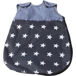 Bayer Chic 2000 CHIC2000 Jungen Puppen Schlafsack "Bola, Sternchen", blau, Polyester, Puppenausstattungen