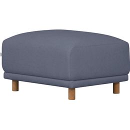 Hocker OTTO HOME, B:79cm H:48cm T:63cm, blau, 89% Polyester/9% Rayon/3% Nylon, Wohnzimmer, Hocker, "Maroon"