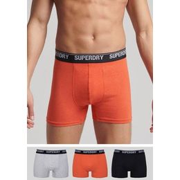 Superdry Herren Langer Boxer "SD lg Boxer web wb 3x", Gr. S, bunt, Single Jersey, Obermaterial: 95% Baumwolle, 5% Elasthan, unifarben mit